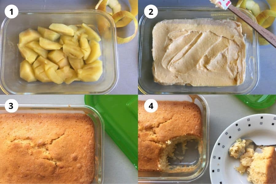Apple Sponge Eve's Pudding - Traditional Home Baking