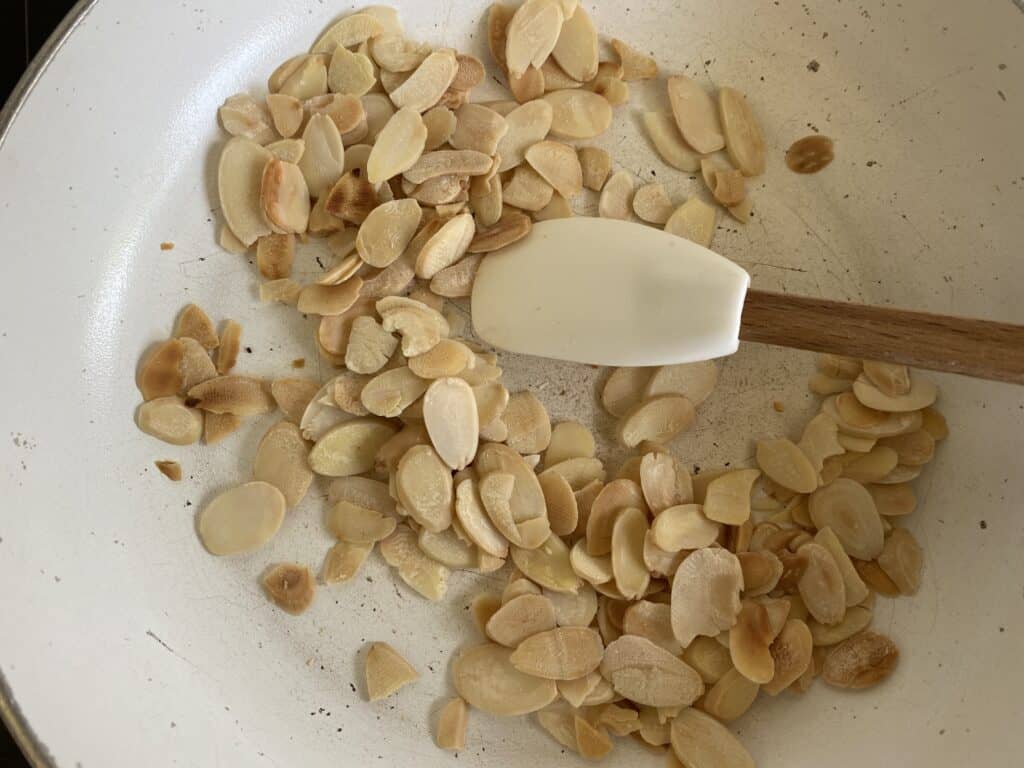 How to Toast Flaked Almonds - Traditional Home Baking