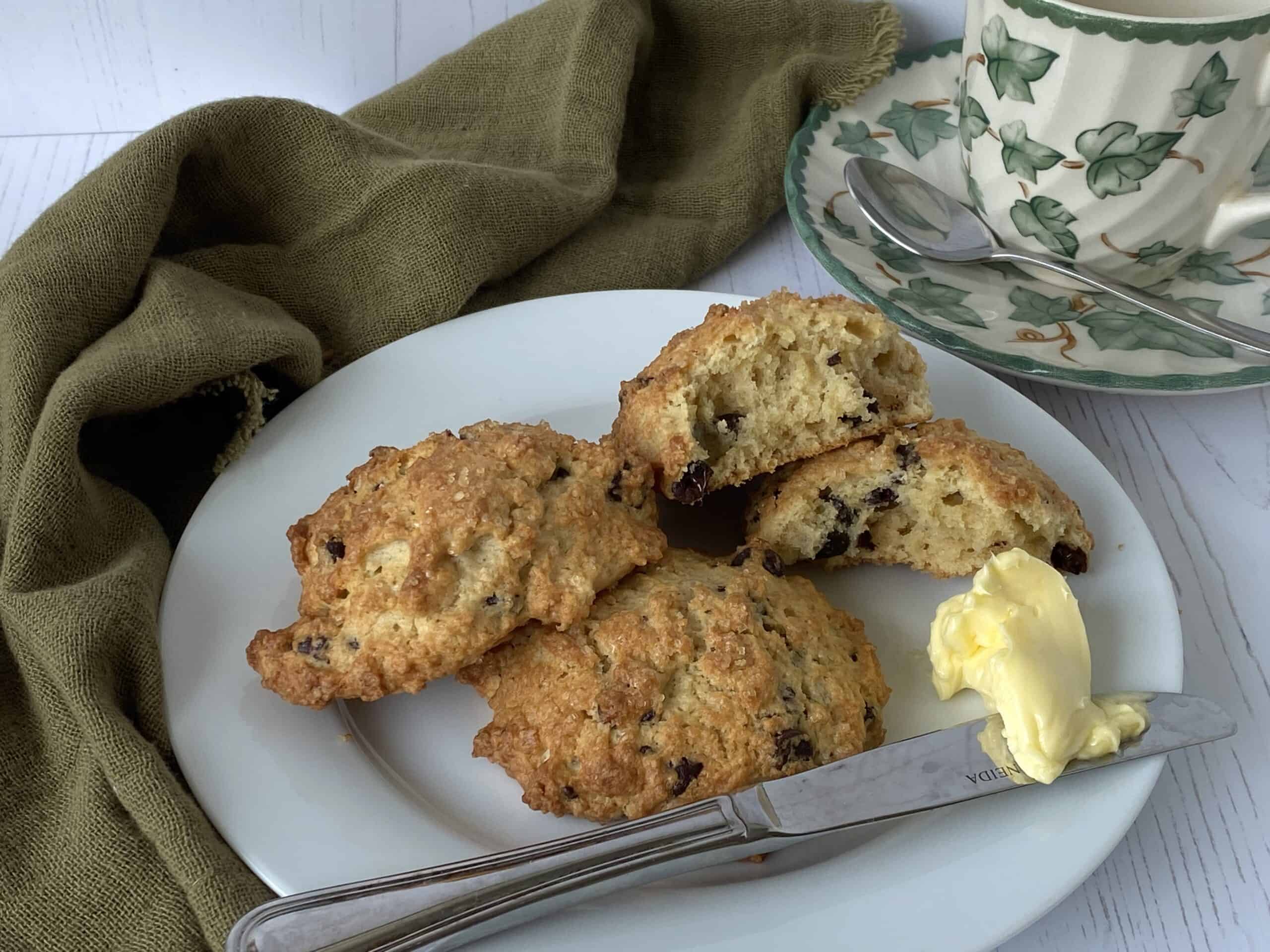 Chocolate Chip Rock Cakes (Rock Buns) - Traditional Home Baking