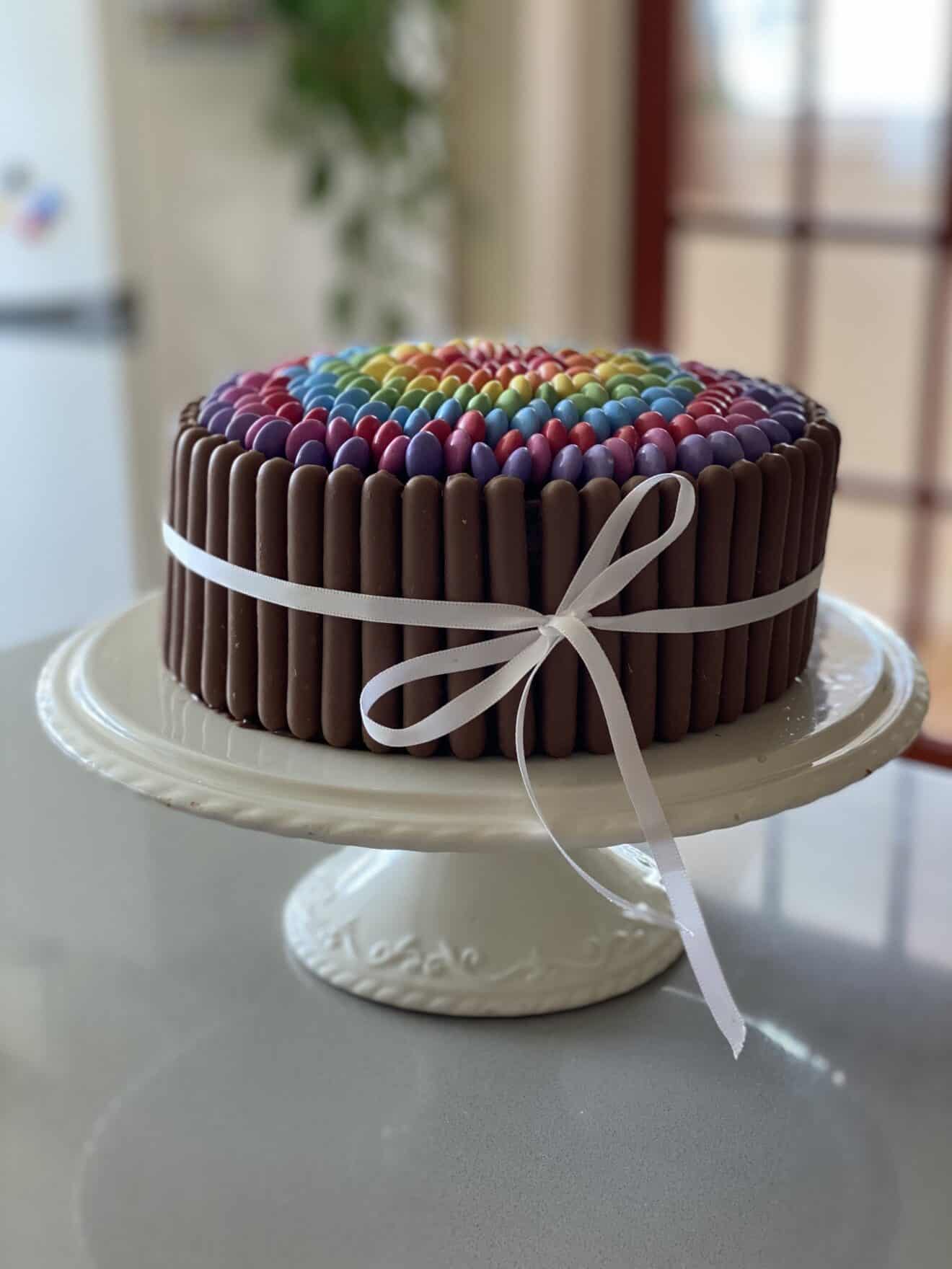 How to Make a Chocolate Smarties Cake - Traditional Home Baking