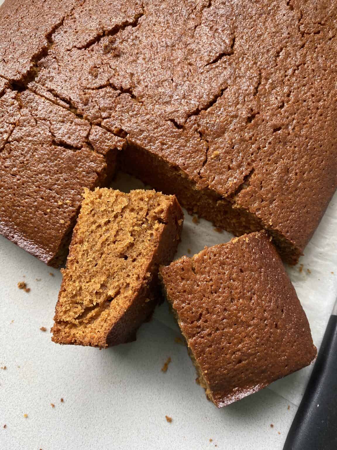 Gingerbread Traybake - Traditional Home Baking