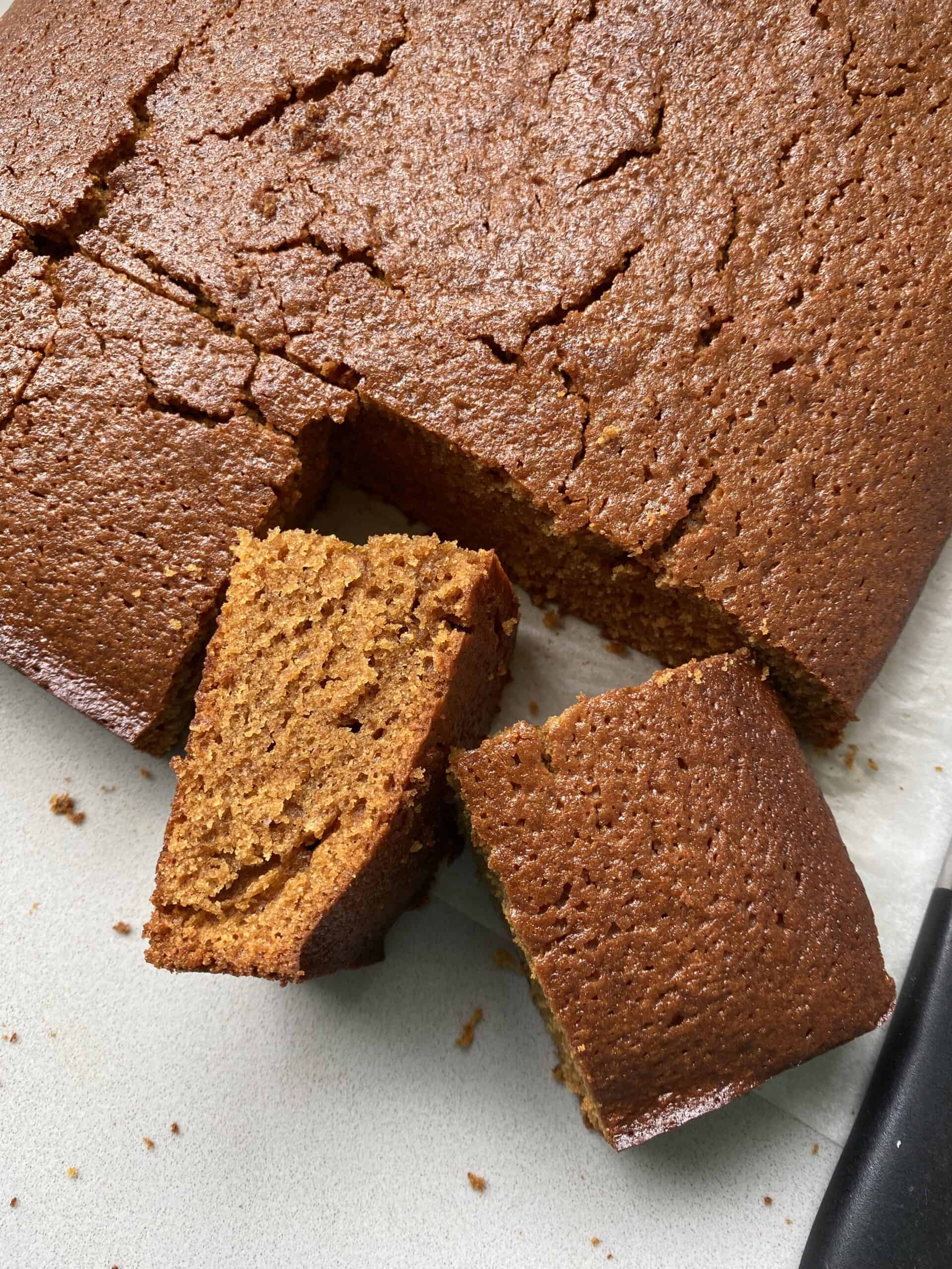 Gingerbread Traybake - Traditional Home Baking