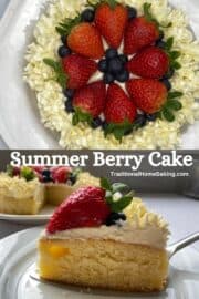 Summer Berry Cake - Traditional Home Baking